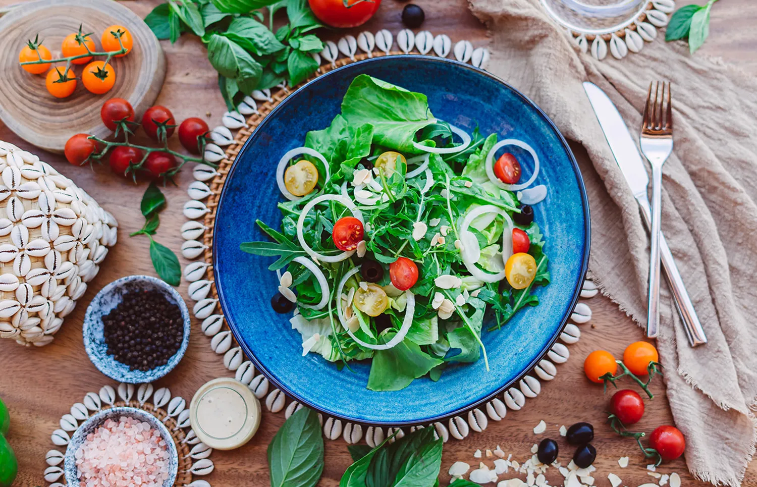 SALADS - Explore Inner Peace at Our Sunrise Tropical Resort