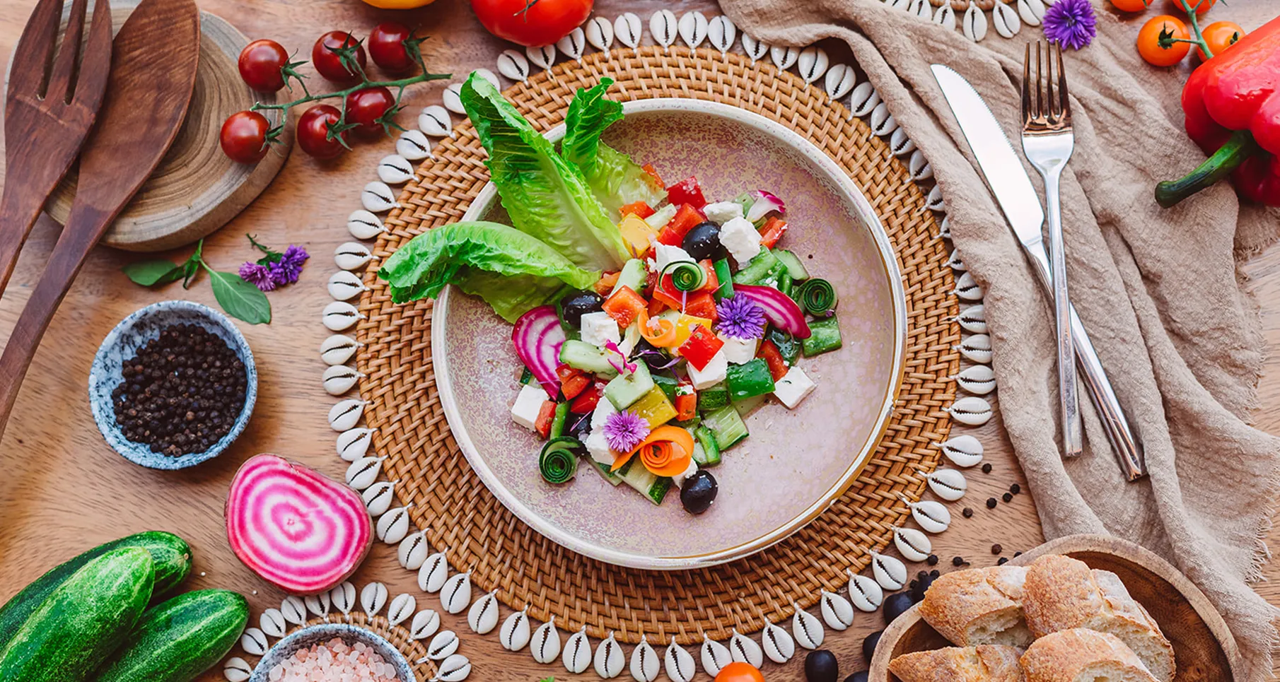SALADS - Explore Inner Peace at Our Sunrise Tropical Resort